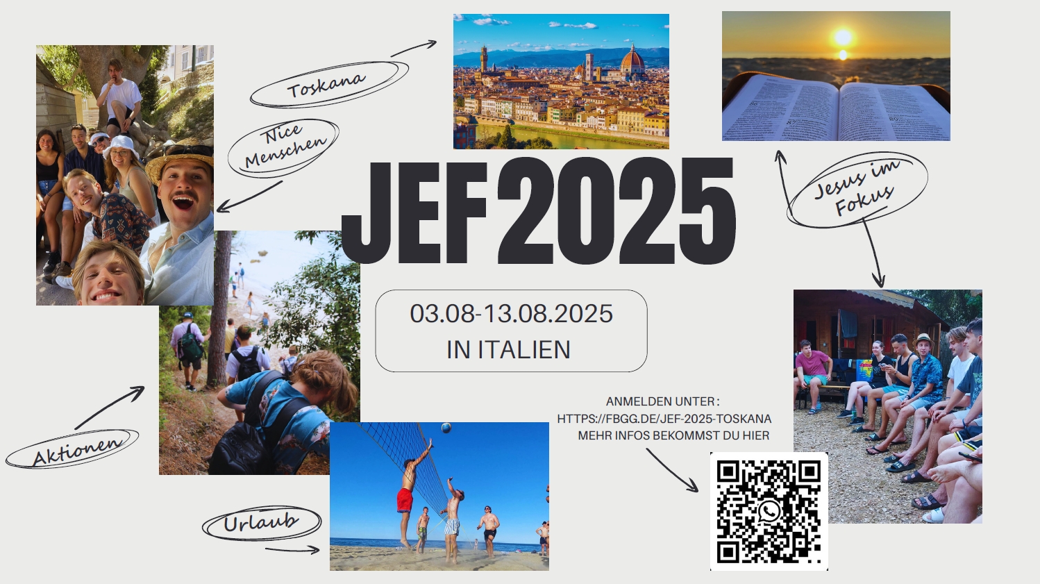 JEF 2025 - Toskana | Freikirchlicher Bund der Gemeinde Gottes e.V.